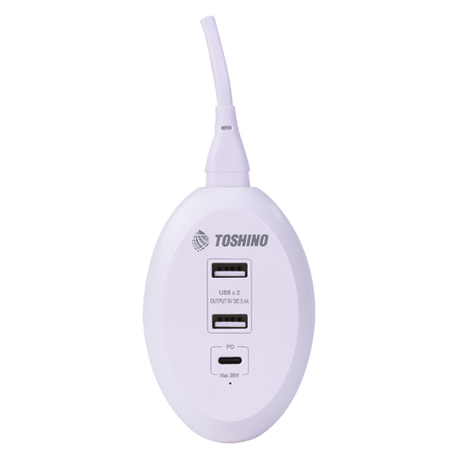 Toshino 2 USB 2.4A + PD Charger TS-3UPD | Jaymart