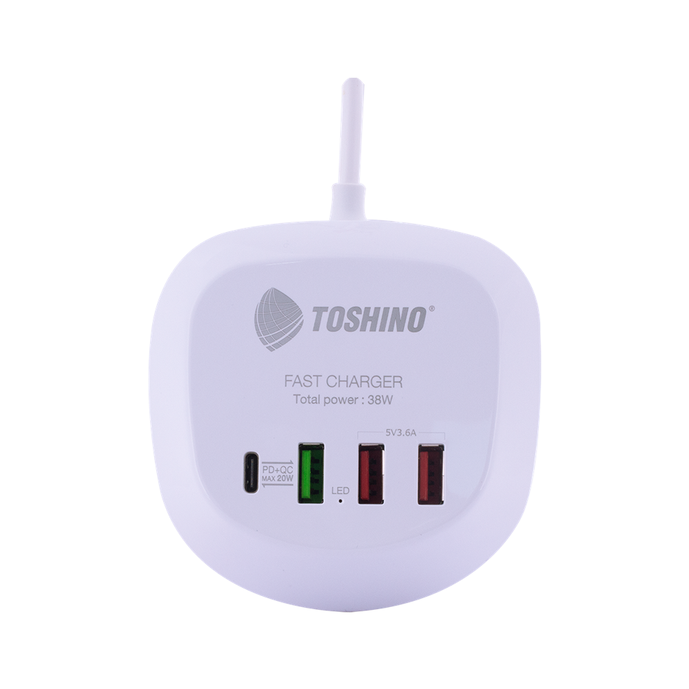 Toshino Adapter 4USB PD Quick Charge TS-1PD | Jaymart