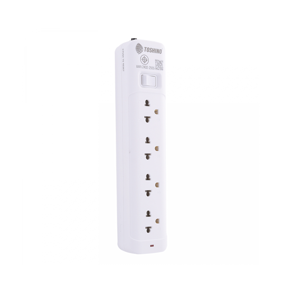 ปลั๊กไฟ Toshino 4 Socket 1 Switch 5m.-345 SO-45 | Jaymart
