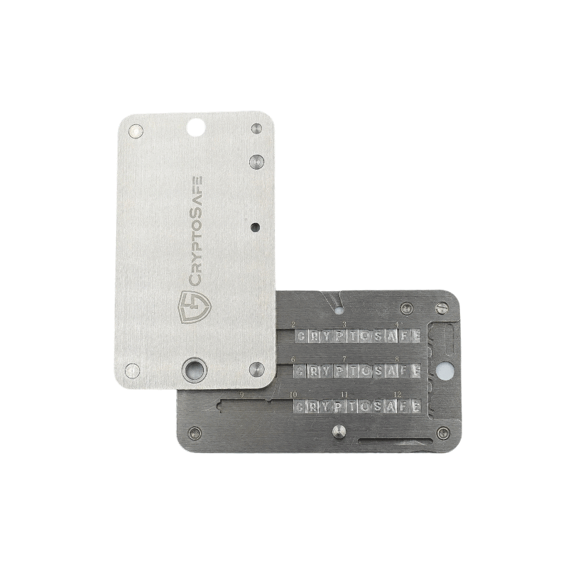 CryptoSafe Pro แผ่นเหล็กหนาพิเศษเก็บ Seed Phrase 24 คำ | Jaymart