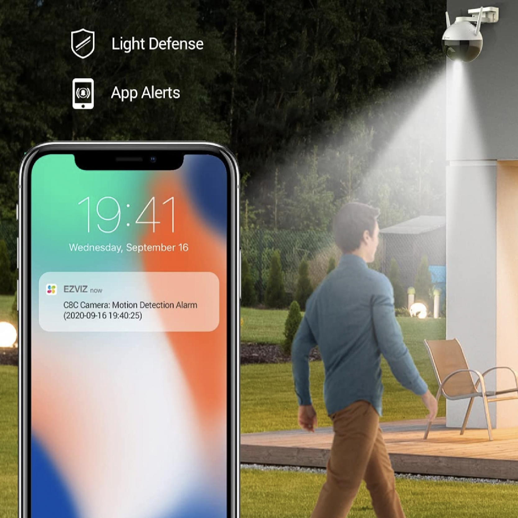 กล้องวงจรปิด EZVIZ C8C 2MP Outdoor Wi-Fi Camera | Jaymart